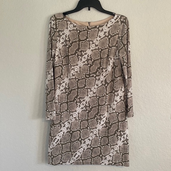 Dresses | Sexy Vince Camuto Snake Skin Full Zipper Back Dress | Poshmark